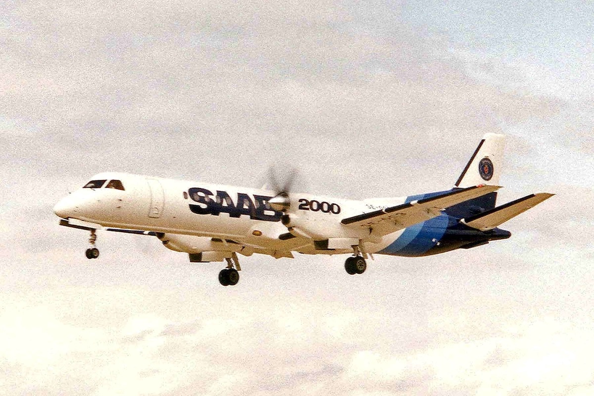 31 anos da primeira decolagem do Saab 2000 - Flap International