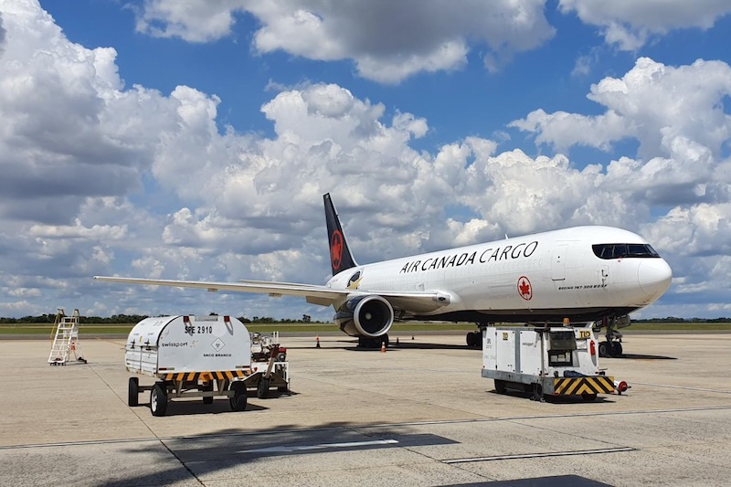 Aeroporto de Viracopos recebe voo inédito da Air Canada