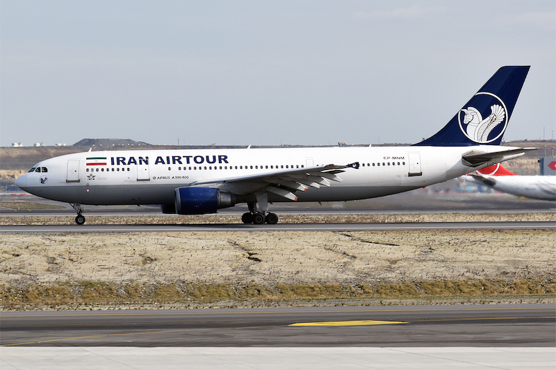 Veja para onde a Iran Airtour voa com seus A300