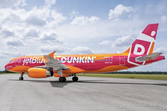 Dunkin' Donuts: JetBlue unveils new special livery
