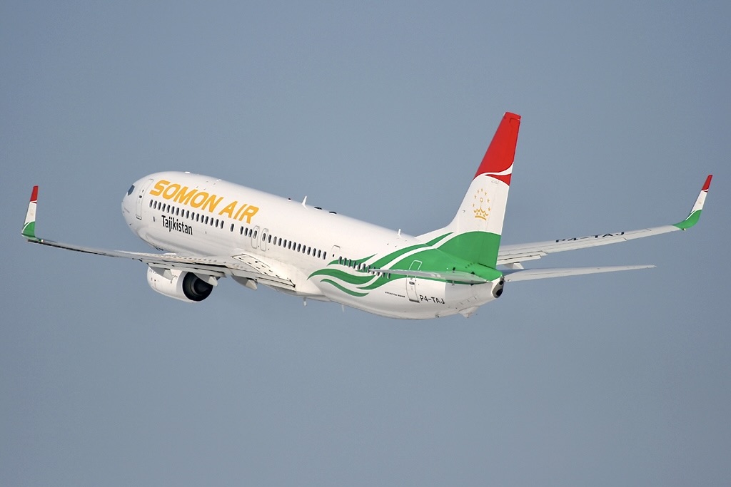 A frota atual da Somon Air do Tajiquistão - Setembro 2025
